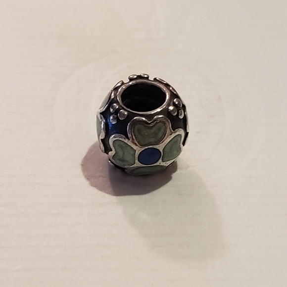 Pandora | Jewelry | Authentic Pandora Blue Daisy Charm | Poshmark